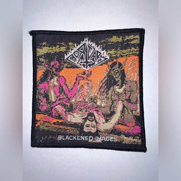 Accessories | Mortuaryblackened Images Sew On Black Border Woven Patch ...